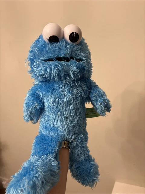 SESAME STREET GUND Blue Cookie Monster Hand Glove Puppet 12” Plush 2017 ...