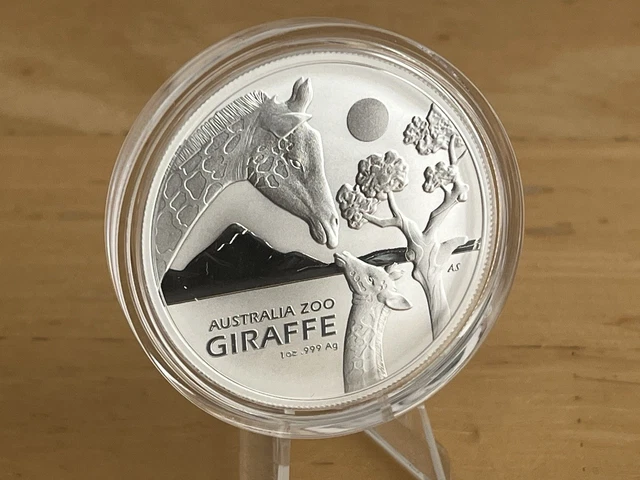 2024 GIRAFFE AUSTRALIA Zoo Ram 1oz Silver Bullion Coin £84.42 - PicClick UK