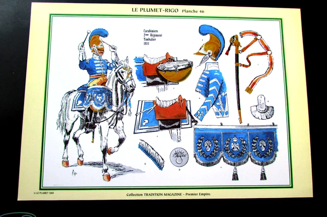 PLANCHE &LE PLUMET-RIGO& -Uniformes des Armées Napoléoniennes EUR 1,00 ...