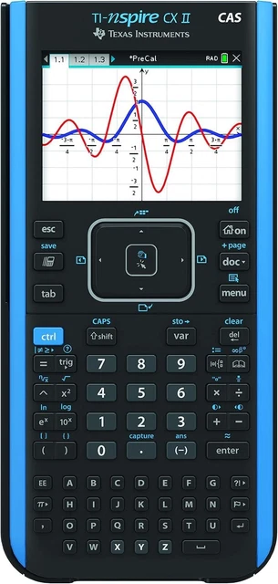 BATTERY-POWERED TI-NSPIRE CXII CAS Graphing Calculator - Perfect for ...