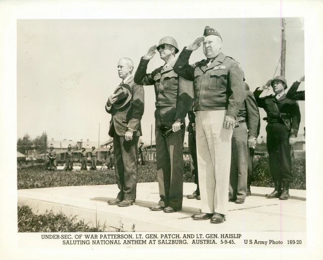 5/9/1945 SECONDA GUERRA MONDIALE foto ufficiali Co. 7a Armata Lt Gen ...