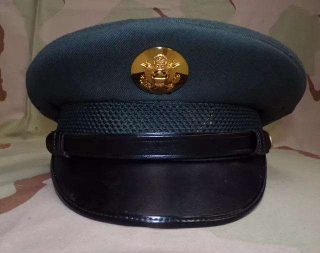 VIETNAM WAR DATED US Army Class A Enlisted Man's Wool Serge Service Hat ...