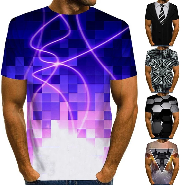 T Shirt Homme Femme Imprim En 3d Cool Et La Mode Dans Un Style