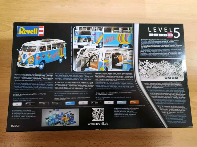 REVELL 07050 &VW T1 Samba Bus Flower Power" 1/24 EUR 22,90 - PicClick DE