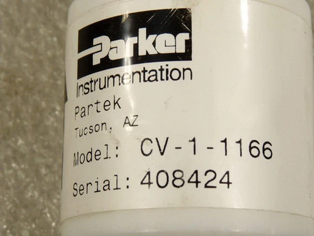 PARKER CV-1-1166 CHECK Valve Partek £9.03 - PicClick UK
