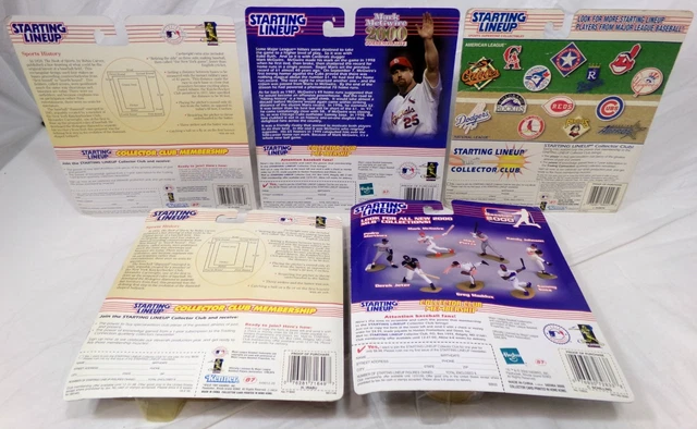 KENNER A PARTIR Alineación MLB Mcgwire Damon Clark Schilling Etc 5 ...