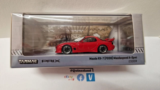 TARMAC MAZDA RX7 FD3S Mazdaspeed A-Spec ESDER red (NP43) EUR 18,00 ...