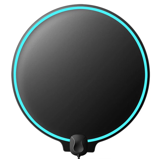 INDOOR PORTABLE DIGITAL Amplified HD TV Antenna With Signal Booster ...