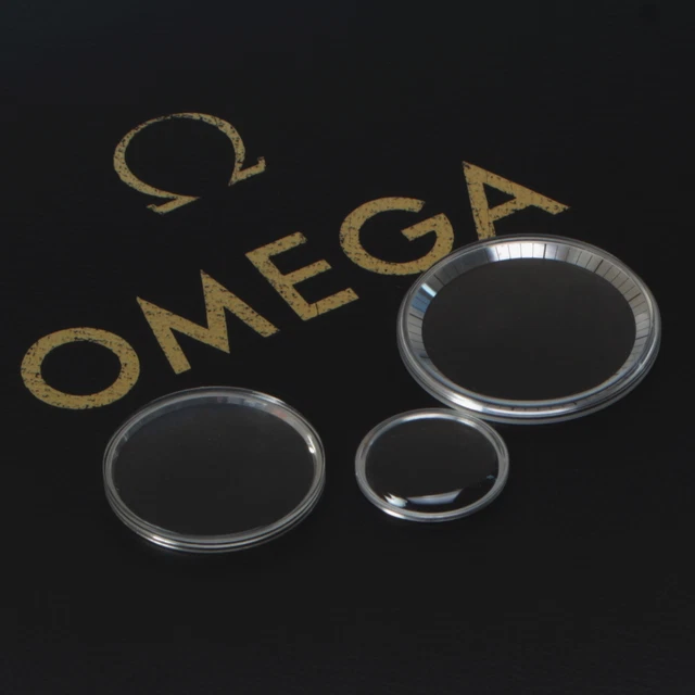 ORIGINALE OMEGA VETRO acrilico armato bianco/argento 063PZ per vari ...