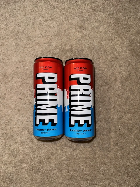 PRIME CANS ENERGY Drink Logan Paul KSI Ice Pop 330ml (Latest Flavour ...