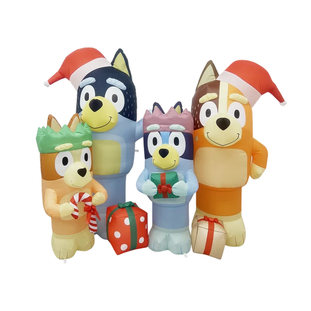 BLUEY 1.98M BLUEY Family Xmas Christmas Inflatable - Limited Edition £ ...
