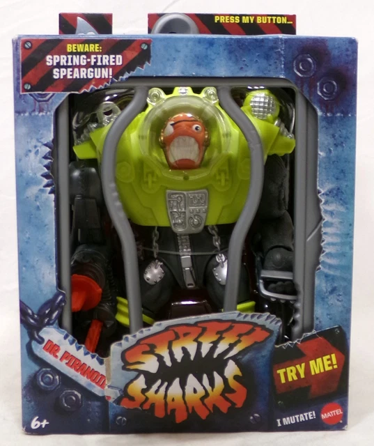 FIGURA NUEVA SELLADA Dr Paranoid 6" Mattel Street Sharks 30 Aniversario ...