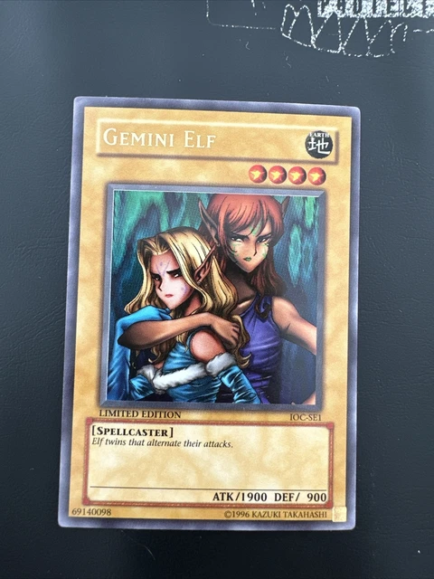 YUGIOH GEMINI ELF Ultra Rare Ioc-Se1 Limited Edition £2.95 - PicClick UK