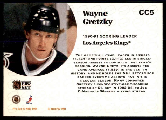 1991-92 PRO SET Leader English Version Wayne Gretzky Los Angeles Kings #Cc5 $6.20 - PicClick CA