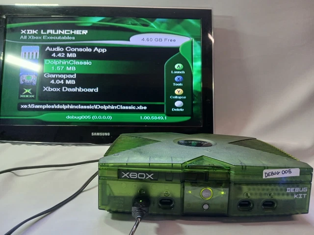 XBOX ORIGINAL DEBUG Kit DEBUG005 works great - RARE COLLECTORS $699.99 ...