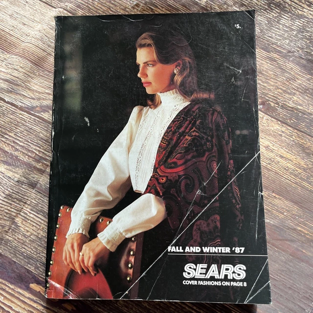 VINTAGE SEARS FALL & Winter 1987 Catalog Book Fashion Furniture ...
