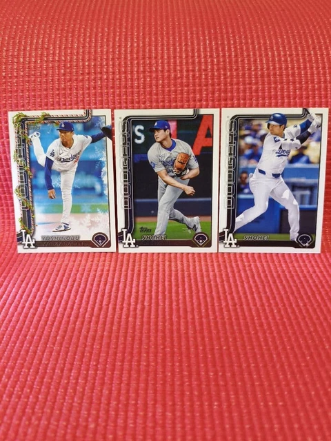 SHOHEI OTANI PITCHING batting YamamoSasBKi 6 Dodgers trio V4 $79.94 ...