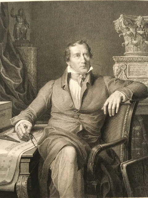 PIERRE VIGNON (1763-1828) Architecte la madeleine Paris Claude Dien ...
