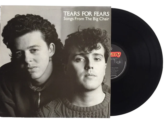 TEARS FOR FEARS Vinyl Record Songs From The Big Chair LP Plus Inner EUR ...