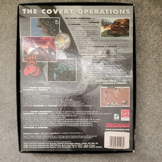 COMMAND AND CONQUER The Covert Operations Big Box PC CD-ROM £14.01 ...