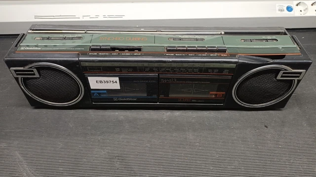 GOLDSTAR TW-S13 STEREO Cassette Recorder - 3-Band Radio, Retro, Working ...