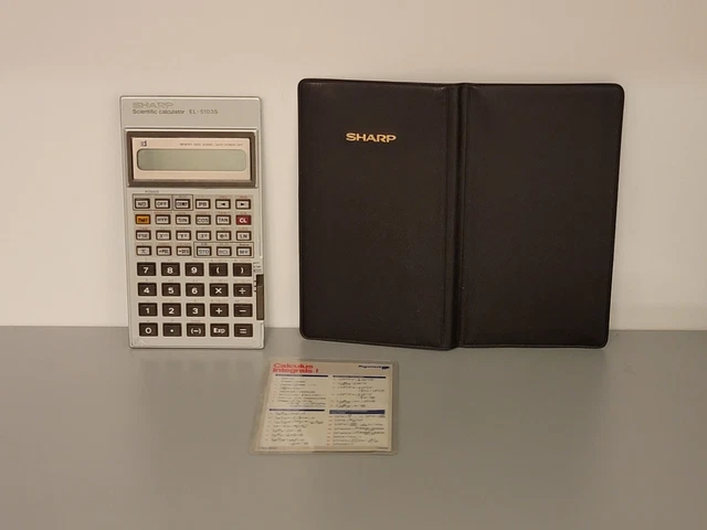 SHARP SCIENTIFIC CALCULATOR EL-5103s Rare Tested Great Shape $219.50 ...