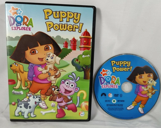 DORA THE EXPLORER "Puppy Power!" DVD Video Light Scratches Tested Free ...