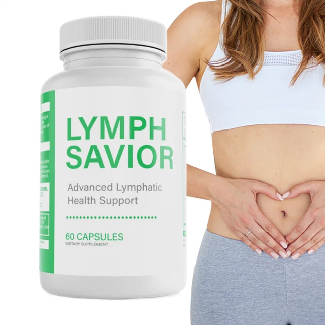 LYMPH SAVIOR ADVANCED Lymphatic Health Support Dietary Supplement 60 ...