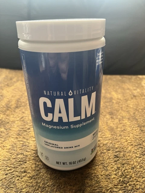 3 NATURAL VITALITY Calm Magnesium Anti-Stress Supplement 453 g £68.32 ...