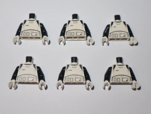 LEGO ® LOT 6 Torse + Bras + Main Minifig Personnage Star Wars Torso ...