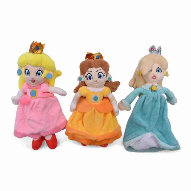 Super Mario Bros Princess Peach Rosalina Daisy Plush Toy Doll T
