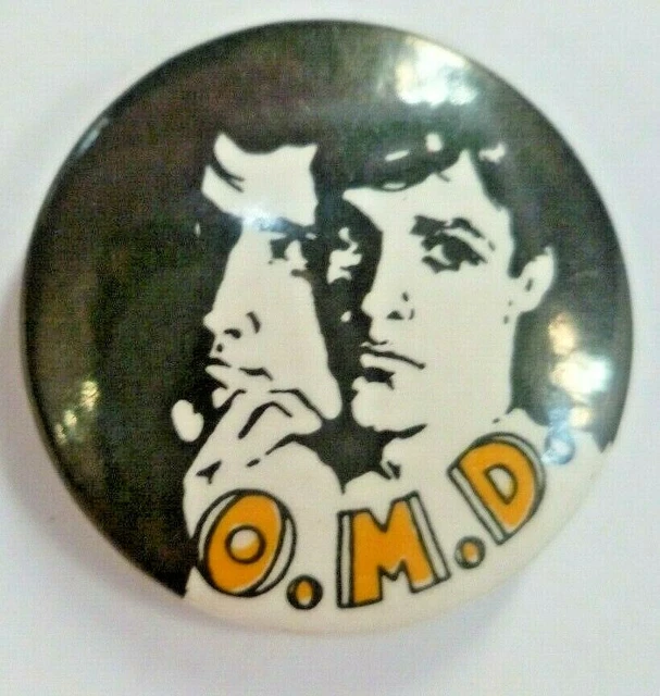 OMD ORCHESTRAL MANOEUVRES in the Dark 1970s/80s Original Pin Badge Band ...