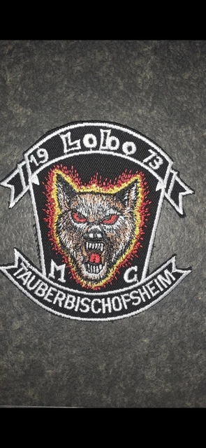LOBO MC PATCH Aufnäher Rocker Biker Kutte Motorradclub Motorradclub EUR ...