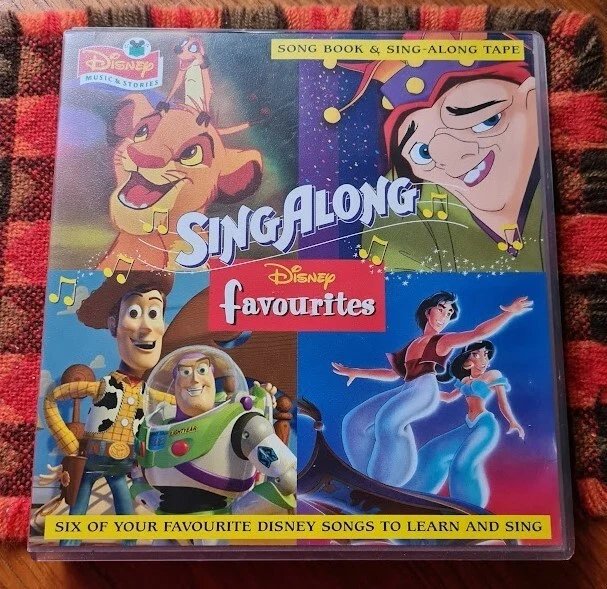 SING ALONG DISNEY Favourites 20 Page Song Book And Cassette Tape - Rare ...
