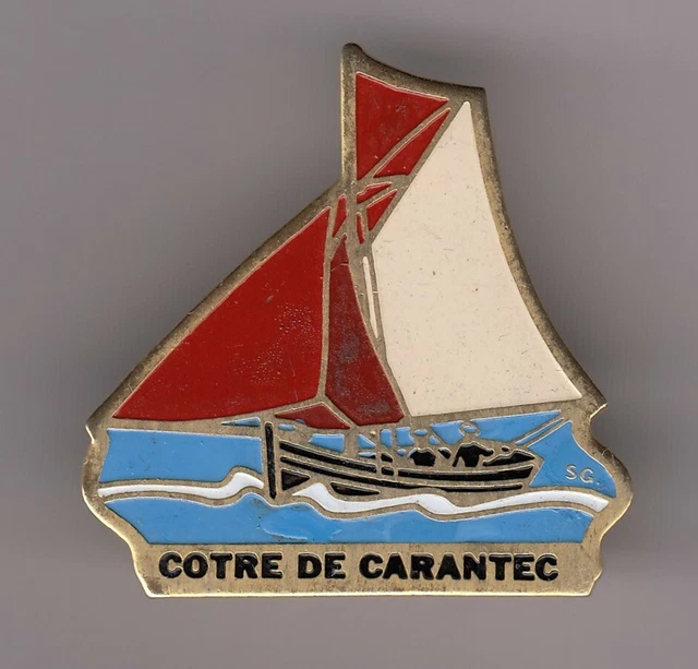 RARE PINS PIN'S .. Bateau Boat Voilier Sail Ship Bretagne Cotre Carantec 29 ~Eu EUR 3,99 ...