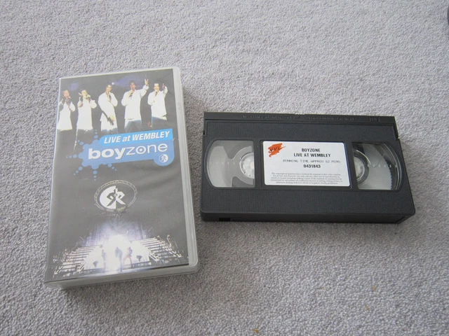 4 X BOYZONE VHS tapes ,its a boys life,live Wembley ,said & done ...
