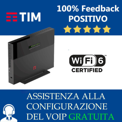 MODEM TIM HUB+ PLUS MODELLO 2021 ZTE ROUTER WIFI 6 VDSL EVDSL FIBRA EUR ...