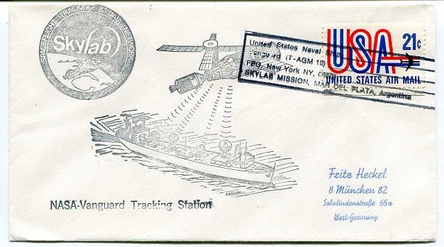 1970 SKYLAB SPACEFLIGHT Tracking Data Network Vanguard Station NASA USA SAT EUR 9,99 - PicClick IT
