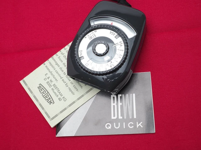 MEDIDOR DE EXPOSICIÓN rápida a la luz Bewi vintage con caja y papeleo no probado EUR 2,09 ...