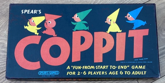 COPPIT BOARD GAME - 100% Complete,Spears Games 1964 - Made In England ...