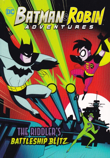BATMAN & ROBIN The Riddler's Battleship Blitz Book, New, Children age 8 ...