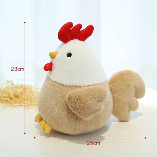 23CM CHICKEN PLUSH Toy Soft Stuffed Animal Doll Gift for Kids Hen Plush ...