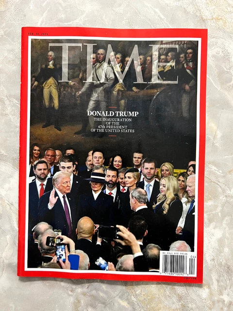 TIME MAGAZINE 2025 "Donald Trump Inauguration Issue" $25.85 - PicClick CA