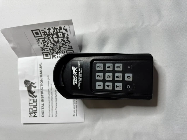 MIGHTY MULE WIRELESS/WIRED Digital Keypad Auto Gate Opener Weatherproof ...