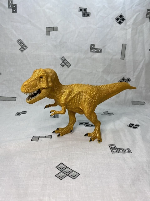 SCHLEICH RARE GOLD Dinosaur Tyrannosaurus Rex Gold Figure £31.75 ...