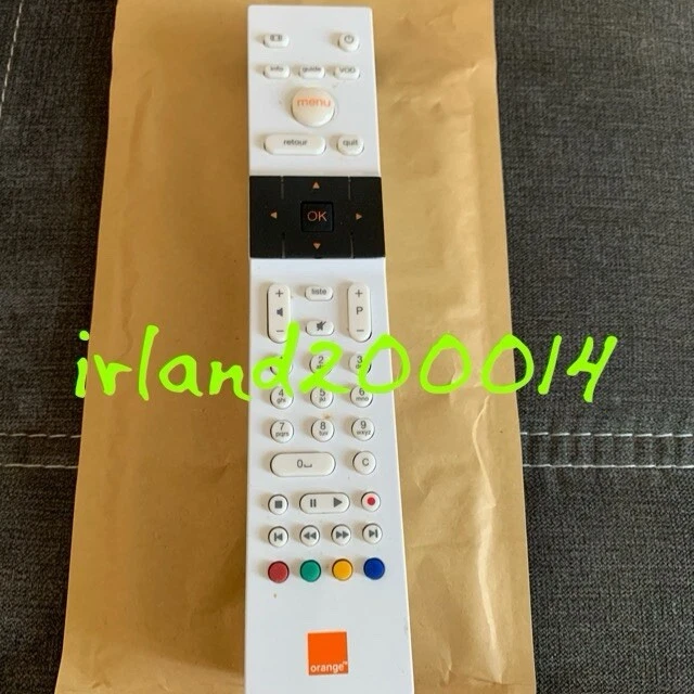 TÉLÉCOMMANDE ORIGINAL ORANGE Décodeur TV fonctionnelle,très Bon État ...