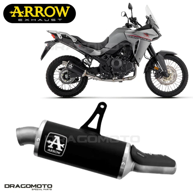 SCARICO HONDA XL 750 TRANSALP 2023 2024 ARROW ALU Nero INDY RACE EUR ...