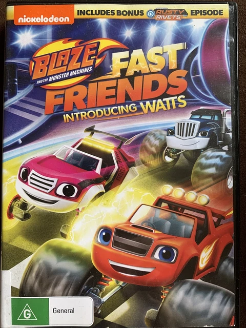 DVD: BLAZE AND The Monster Machines - Fast Friends, Introducing Watts ...
