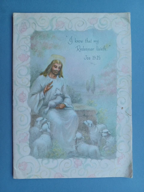 1950S HELEN STEINER RICE RELIGIOUS EASTER GREETING BOOKLET BIBLE TEXT ...
