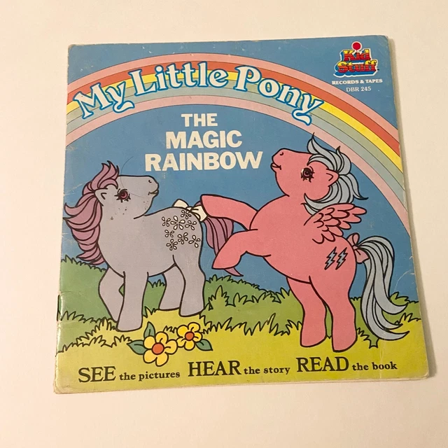 VINTAGE 1985 MY Little Pony The Magic Rainbow Read Along Book Only No ...